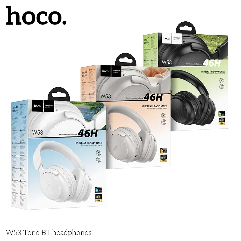 Tai Nghe Bluetooth Chụp Tai Hoco W53 Tone giá sỉ, bán buôn