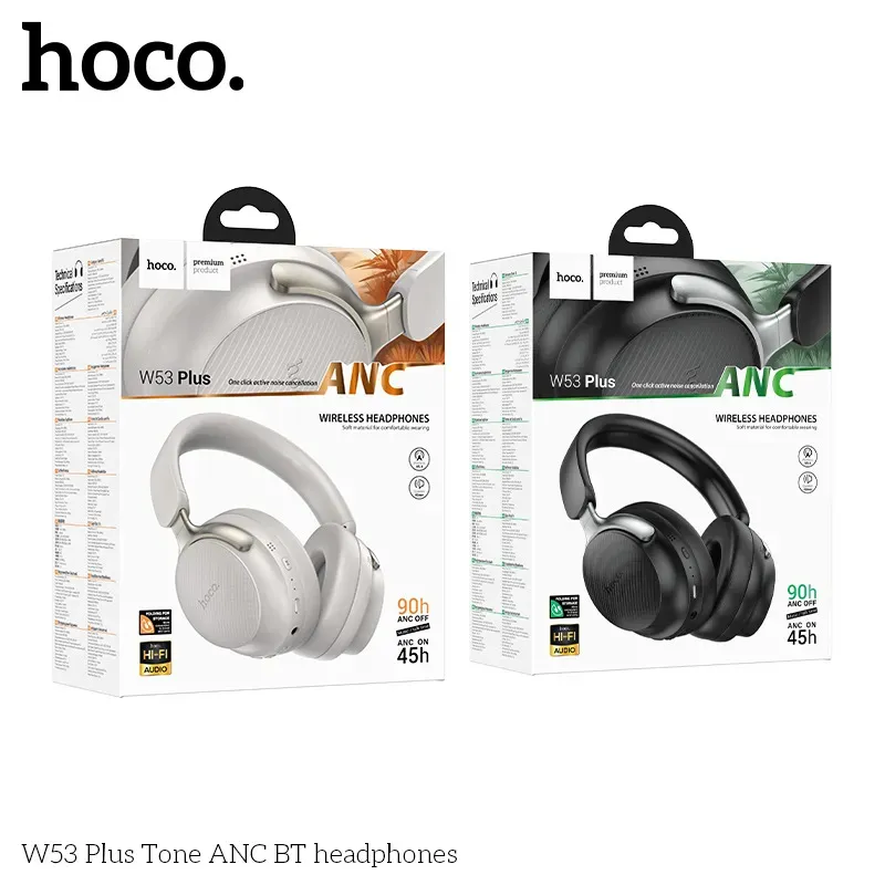 Tai Nghe Bluetooth Chụp Tai Hoco W53 Plus Tone ANC giá sỉ, giá tốt