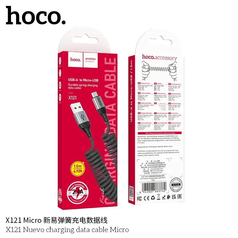 Cáp Sạc Micro Hoco X121 Nuevo giá sỉ, bán buôn số lượng lớn